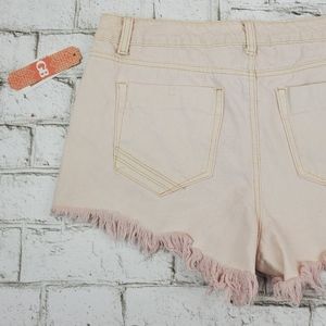 GB girls | Shorts | Gianni Bini Light Pink Cut Off Ripped Jean Shorts ...